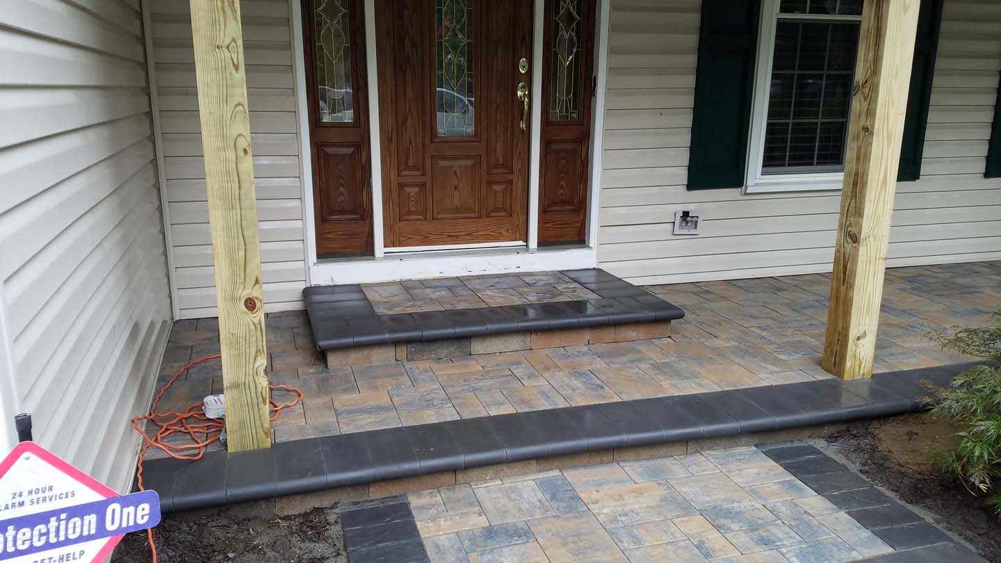 Riva Front Porch Stone Pavers - Paradise Landscape